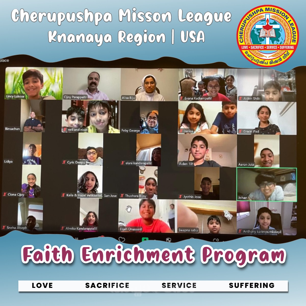 Mission League Conducts Faith Enrichment Program - Apnades