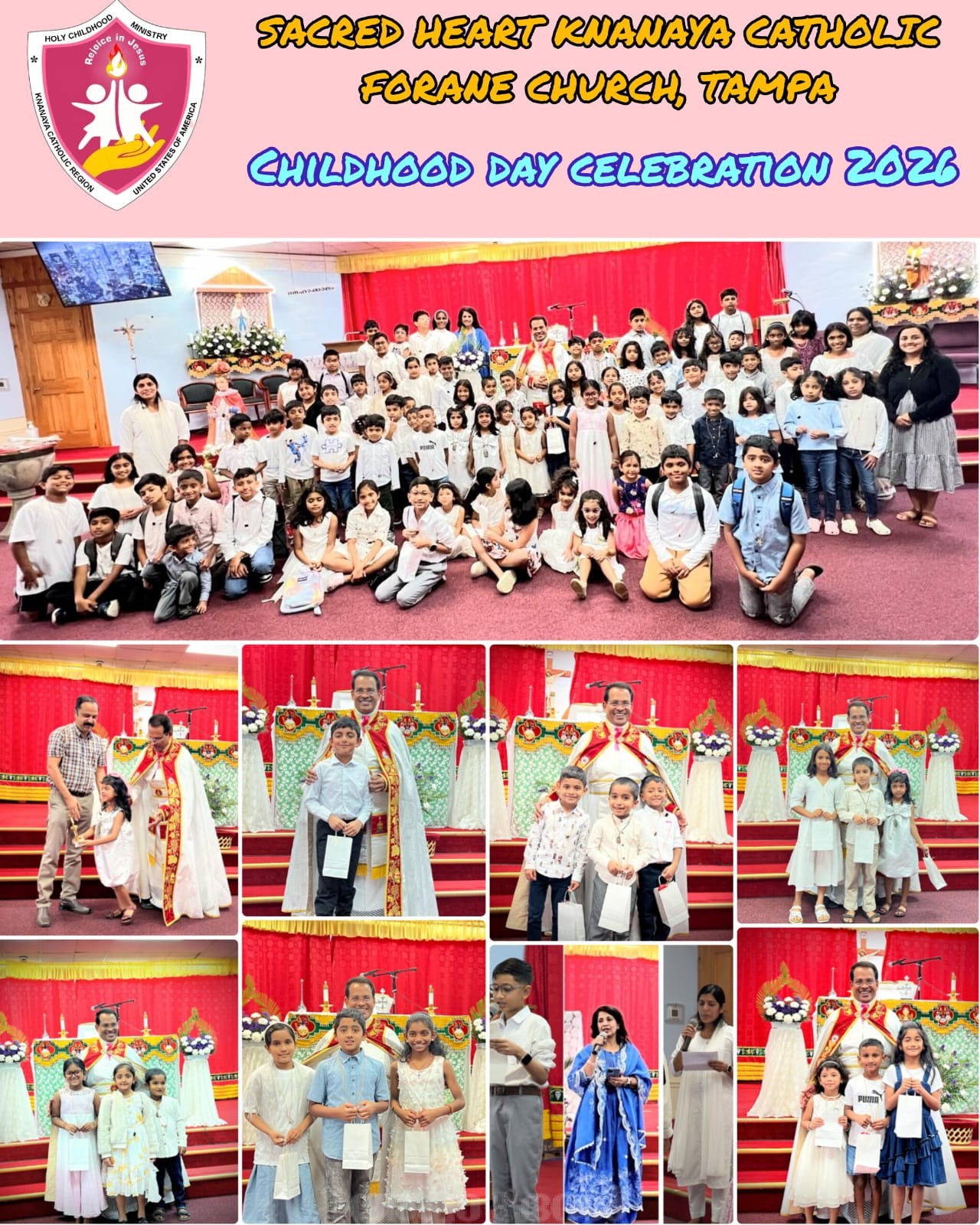 Holy Childhood Day Celebrated Memorably in Tampa - Apnades